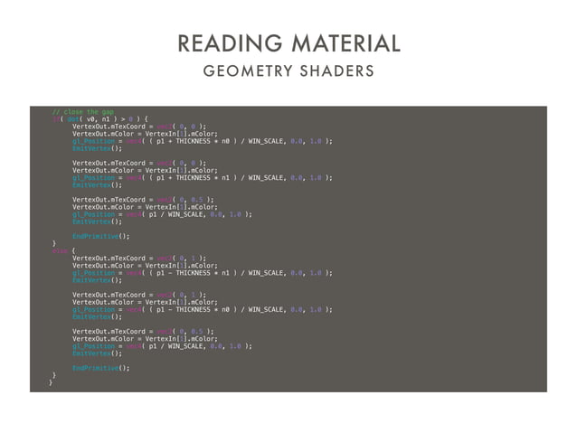 Lines And Geometry Shaders Ppt 