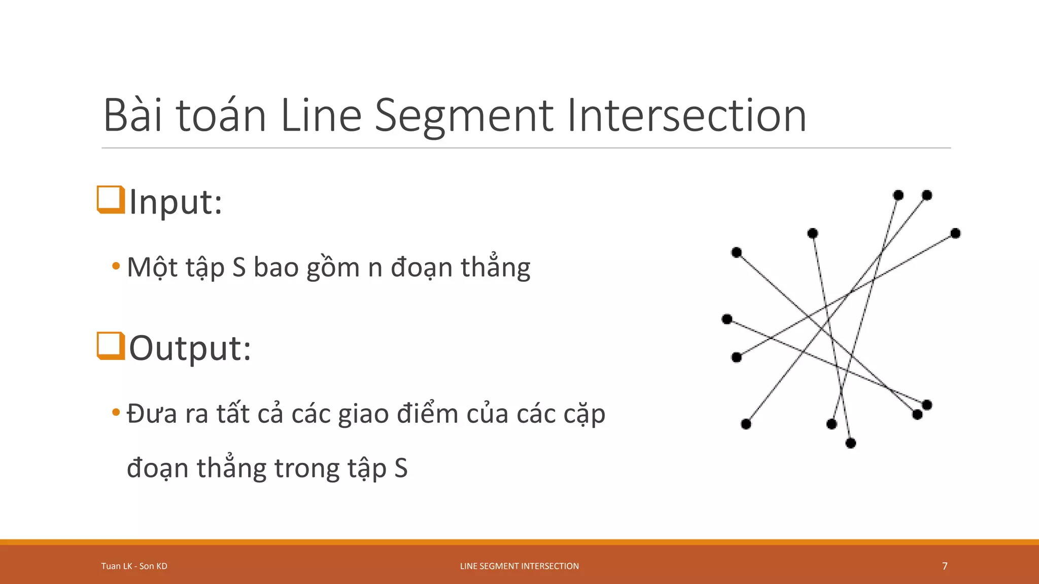 Line segment intersection introduction | PPT Line segment intersection introduction | PPT