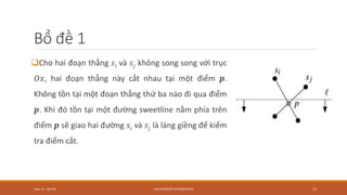 Line segment intersection introduction | PPT