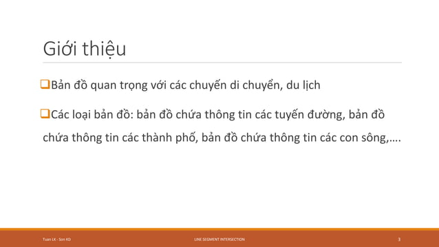 Line segment intersection introduction | PPT