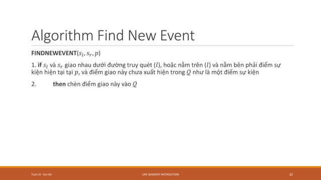 Line Segment Intersection Introduction Ppt