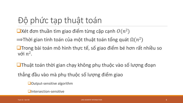 Line segment intersection introduction | PPT