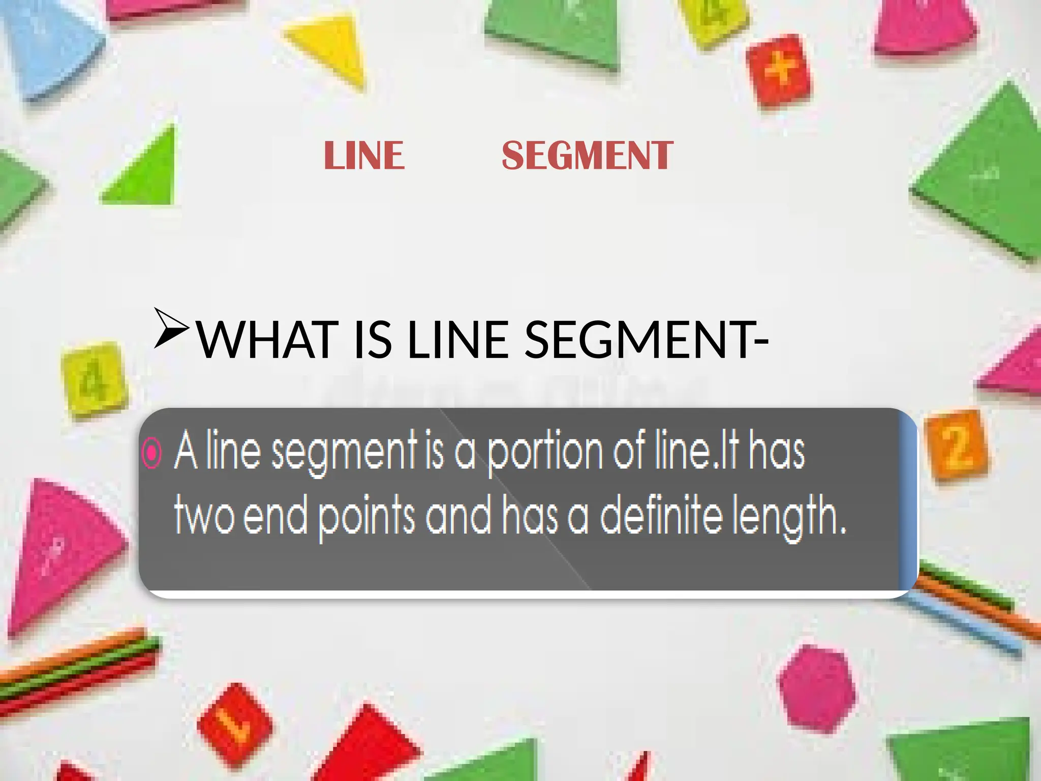 line segment presentation.pptx maths resentation | PPTX