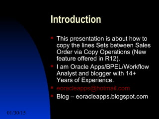Line Set on Return Order Line | PPT | Business | Business and Finance