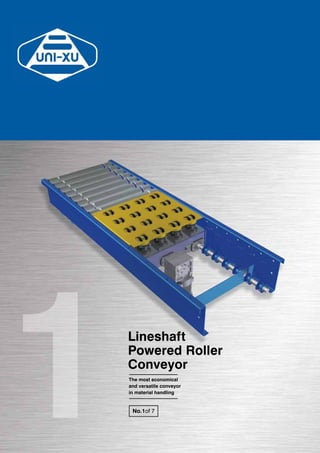 Lineshaft powered-roller-conveyor | PDF | Manufacturing Industry ...