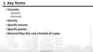 Line Sizing presentation on Types and governing Equations. | PDF ...