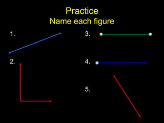 Lines line segments rays and angles | PPT