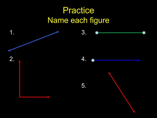 Lines line segments rays and angles | PPT