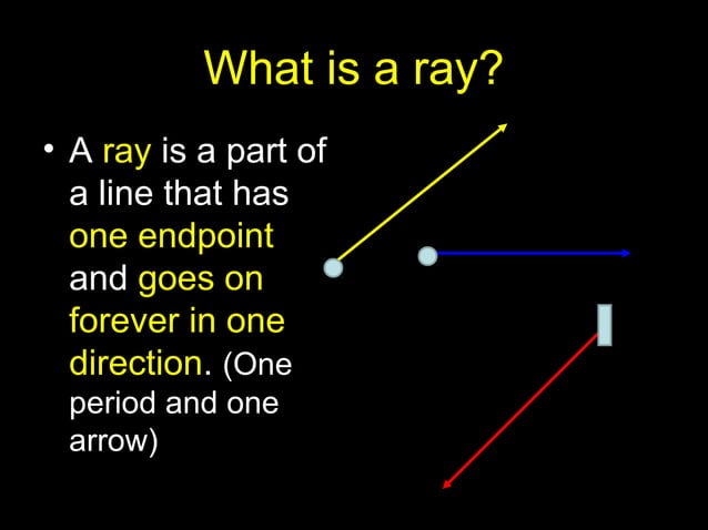 Lines line segments rays and angles | PPT
