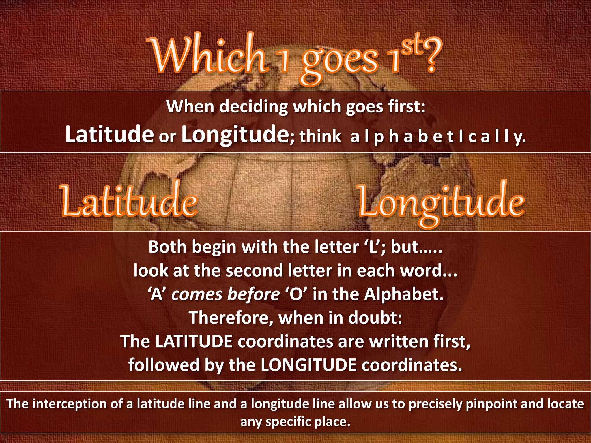 Lines of Latitude and Longitude – PowerPoint | PPSX