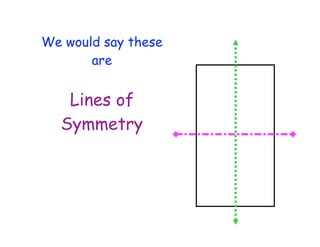 Lines of Symmetry Introduction | PDF