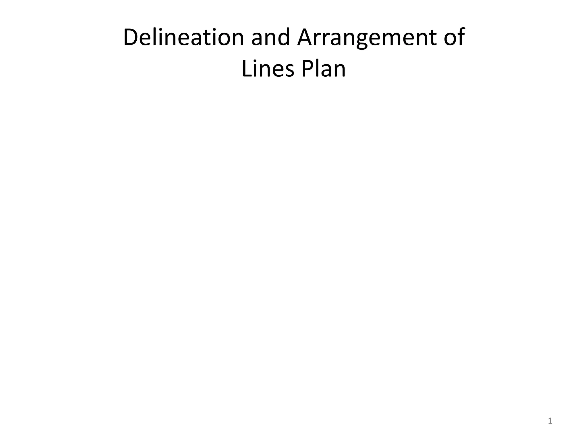 Lines Plane basic ship theory, ship dimension | PPTX