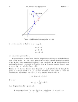 Lines, planes, and hyperplanes | PDF