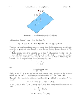 Lines, planes, and hyperplanes | PDF