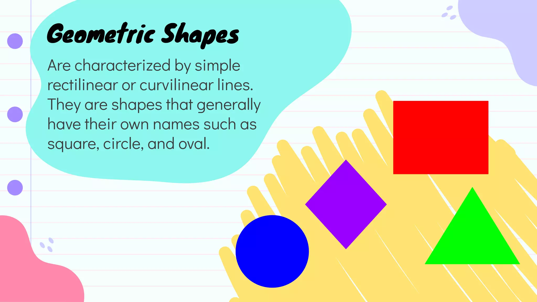 Lines, Shapes, and Colors Lesson for Grade 1 | PDF