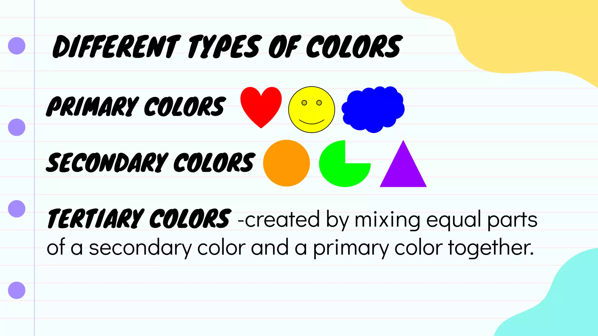 Lines, Shapes, and Colors Lesson for Grade 1 | PDF