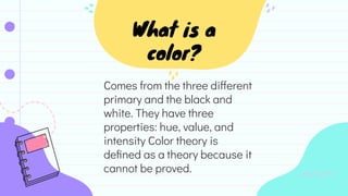 Lines, Shapes, and Colors Lesson for Grade 1 | PDF