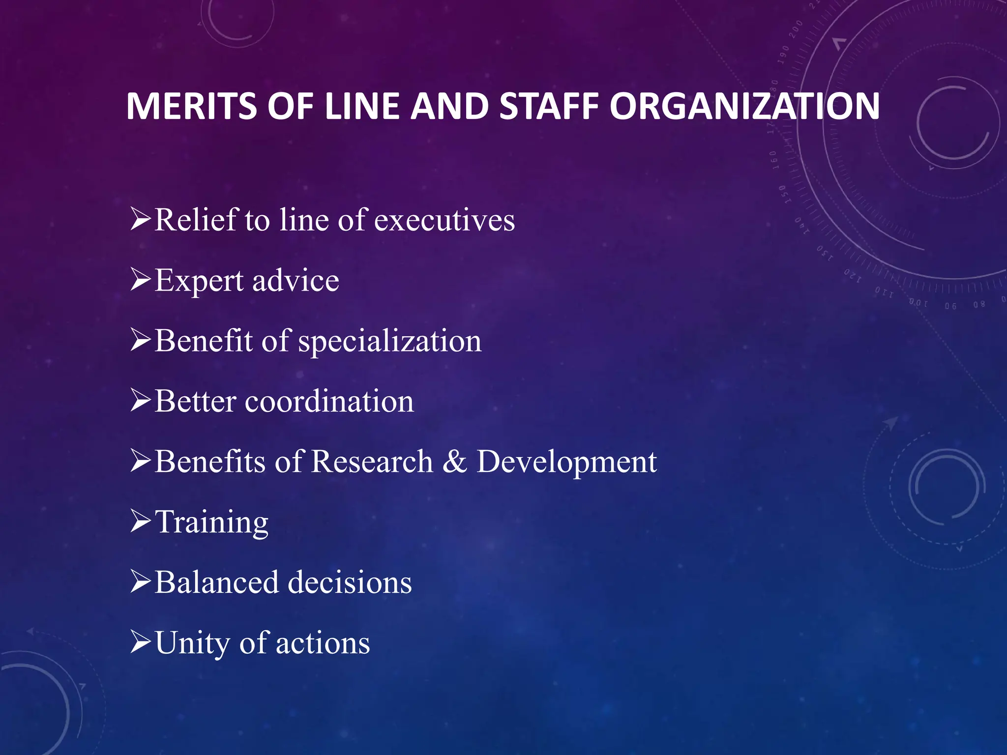 Line and Staff Organization with their rule and duties | PPT | Free ...