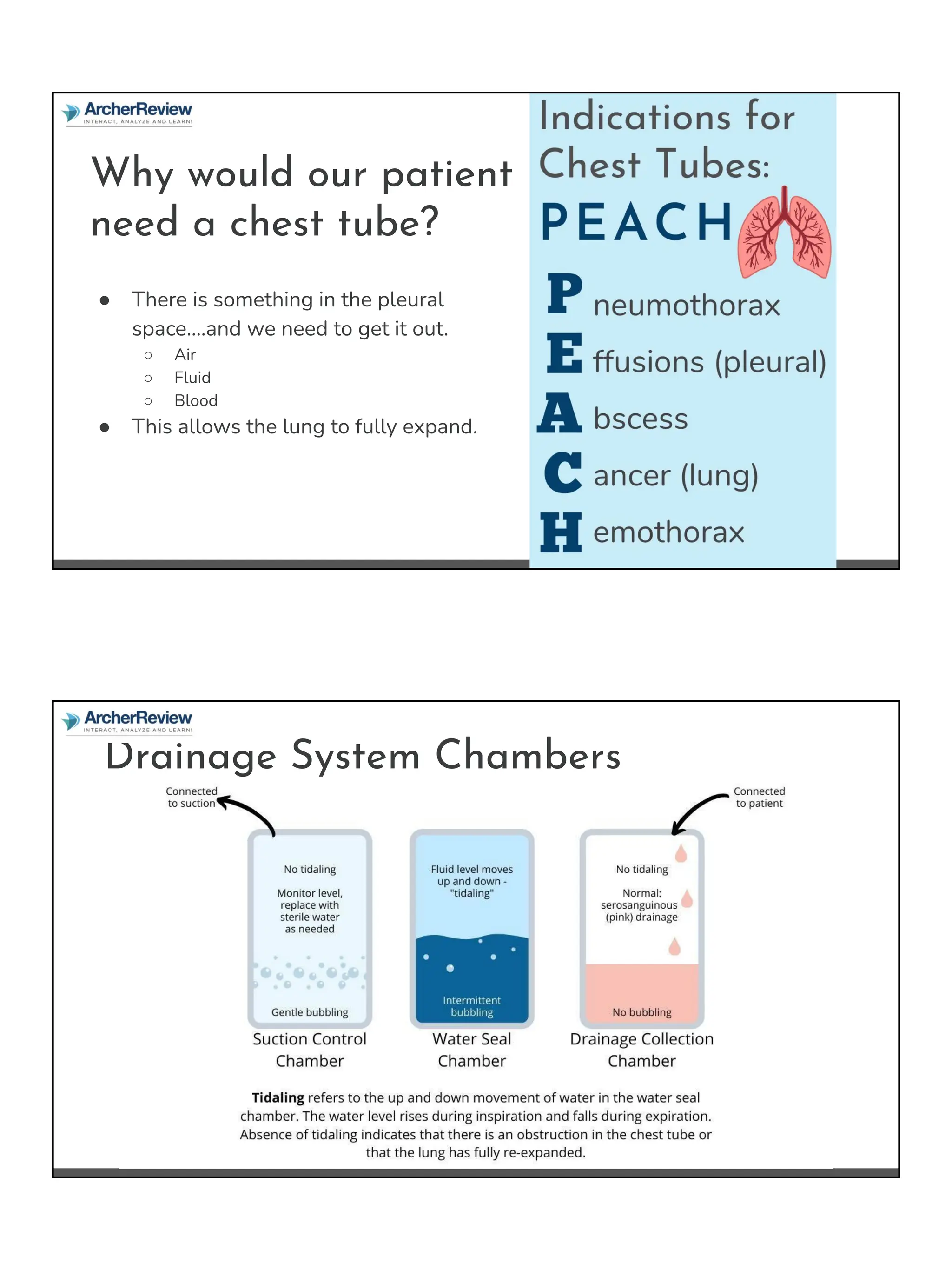 ARCHER NCLEX REVIEW Lines, tubes, and drains | PDF