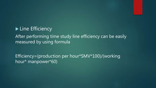 Line study of sewing section ( a detail overview) | PPT