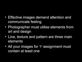 Line, texture, pattern | PPT