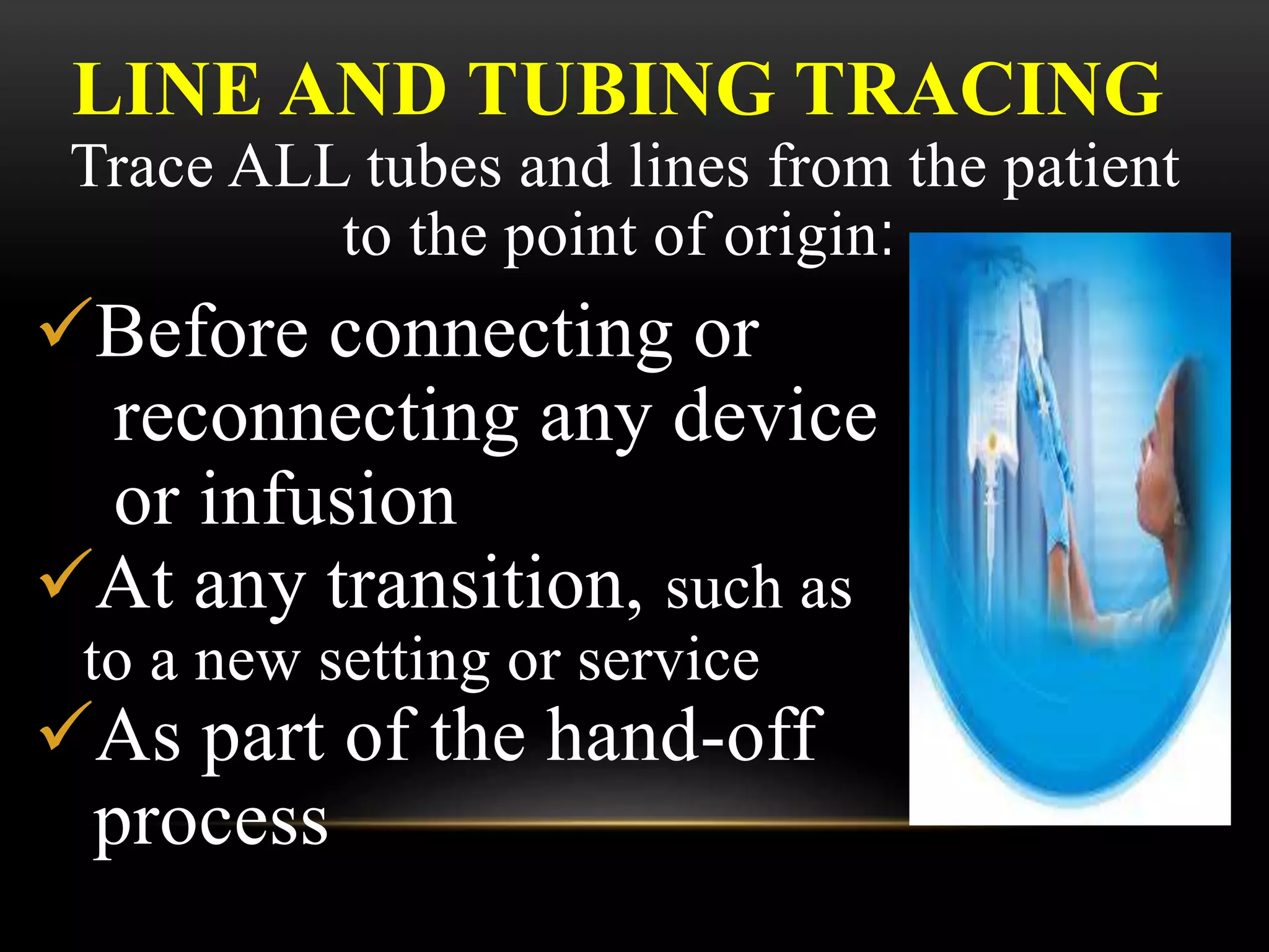 Line tracing & line reconciliation | PPTX