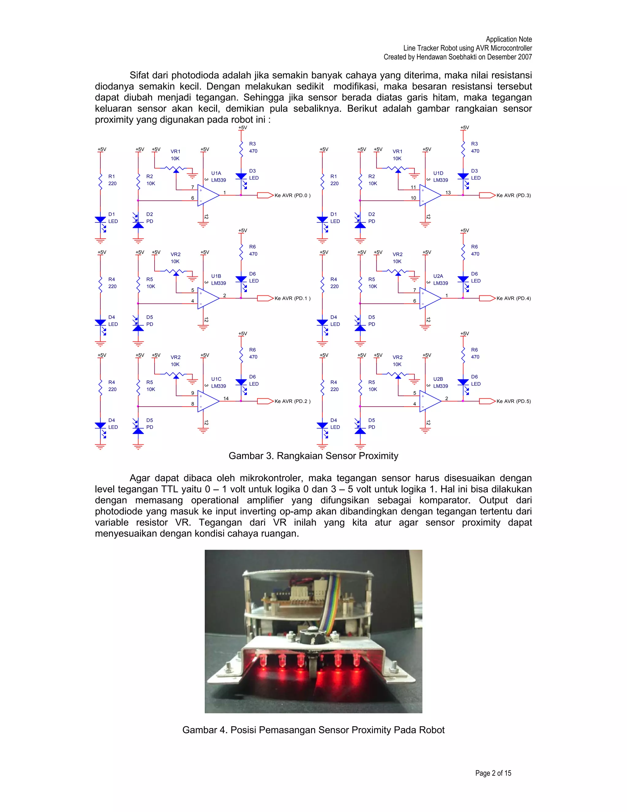 Line tracker robot avr atmega8535 | PDF