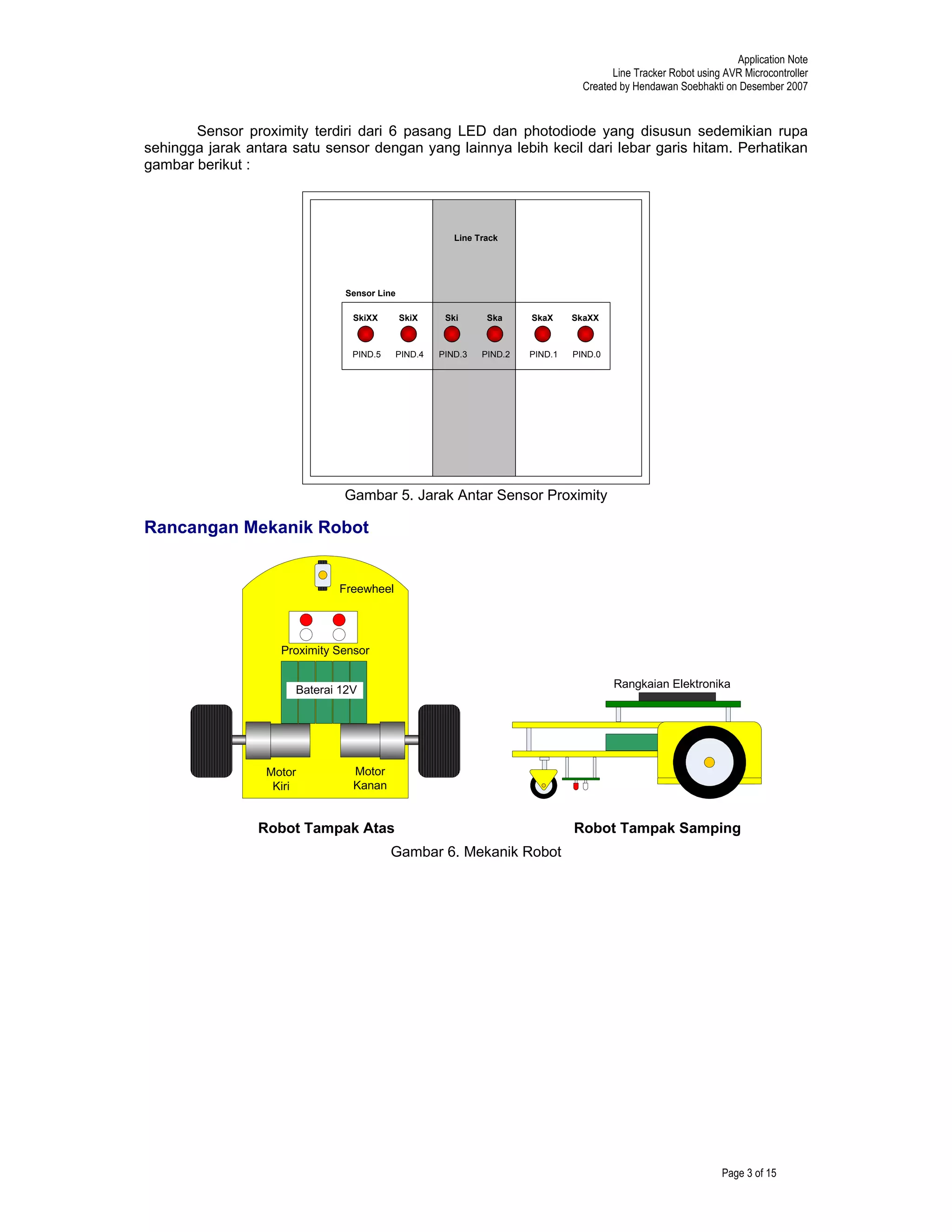 Line tracker robot avr atmega8535 | PDF