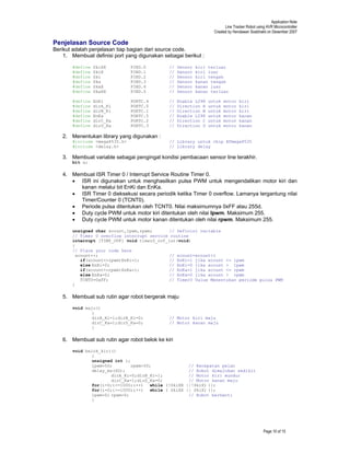 Line tracker robot avr atmega8535 | PDF