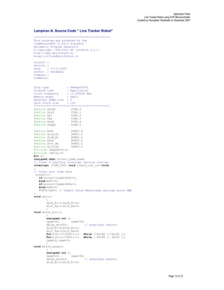 Line tracker robot avr atmega8535 | PDF