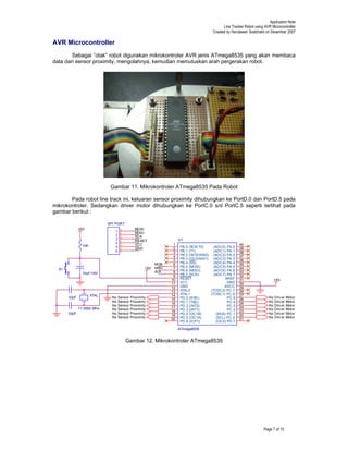 Line tracker robot avr atmega8535 | PDF