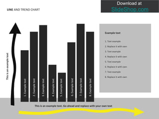 Line & trends chart illustrations | PPT