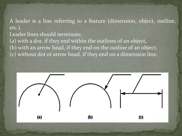 Line Types In Engineering Drawing | PPT