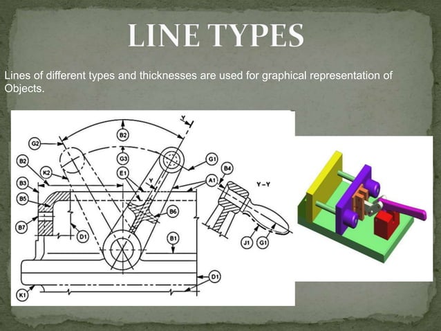 Line Types In Engineering Drawing | PPT