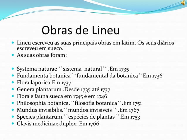 Lineu | PPT