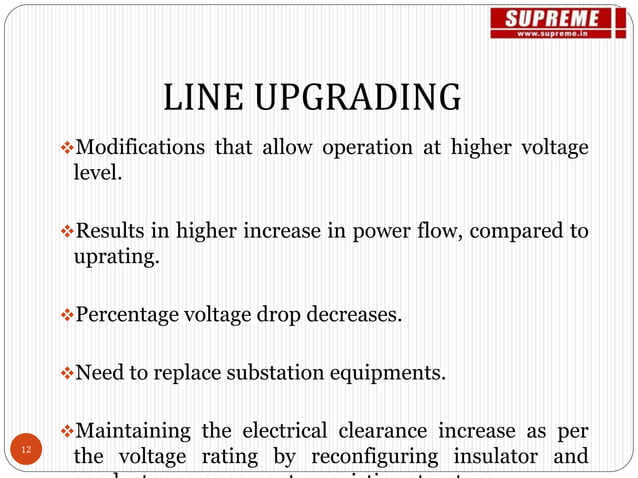 Line upgrade | PPT