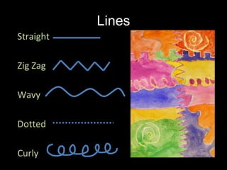 Line variety painting(1st & kinder)