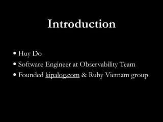 Metrics driven development with dedicated Observability Team | PPT