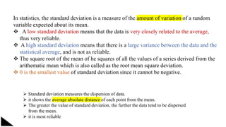 linearity concept of significance, standard deviation, chi square test ...