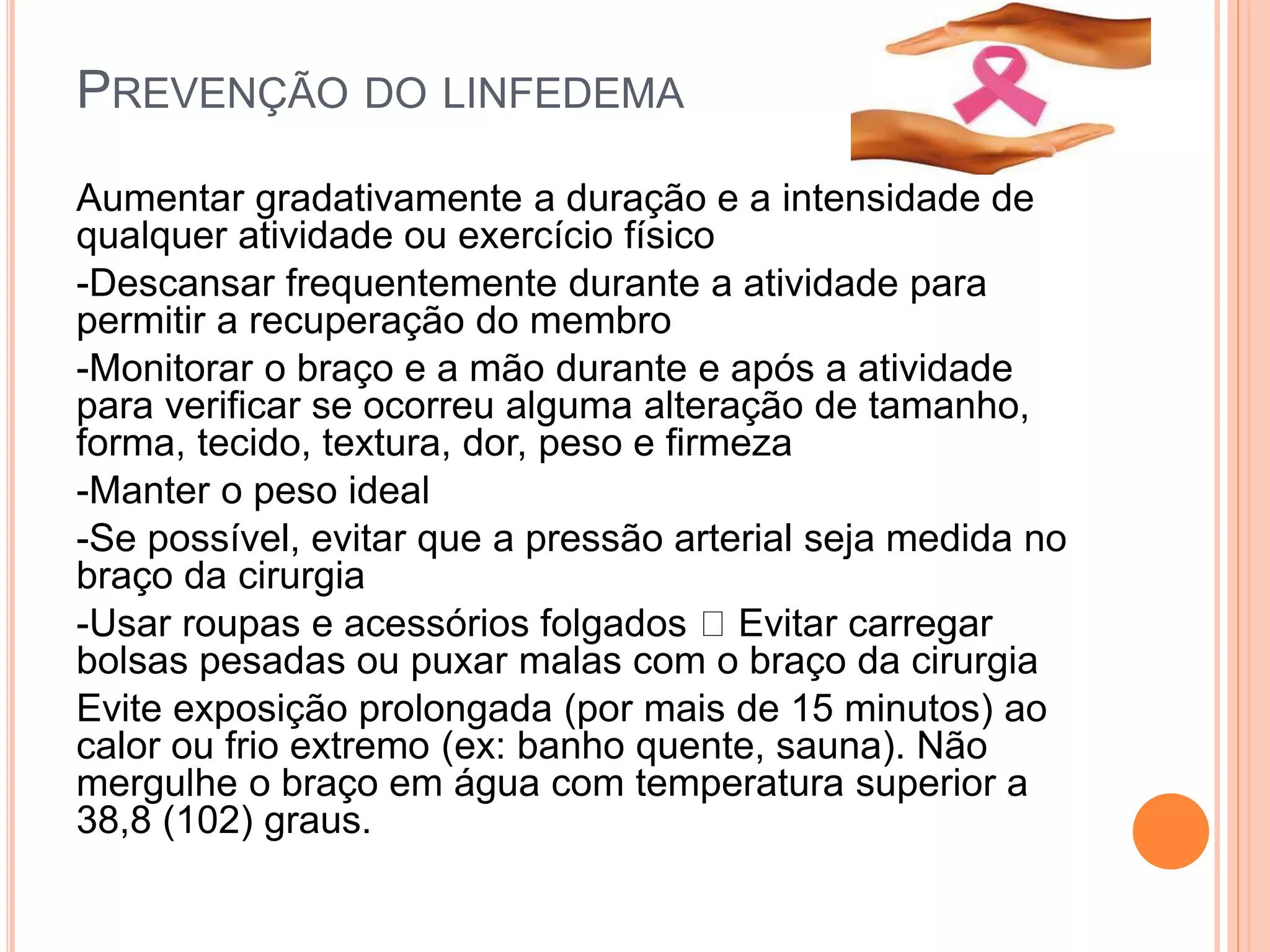 Linfedema pós mastectomia | PPTX