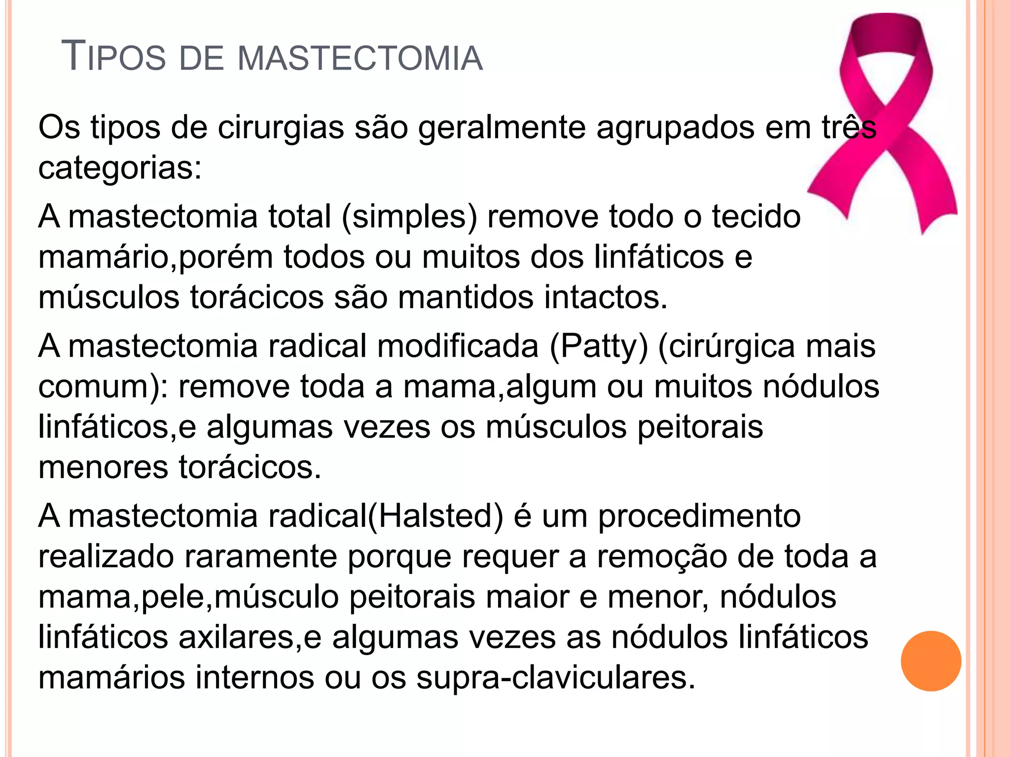 Linfedema pós mastectomia | PPTX