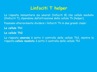 Linfociti t | PPT