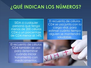 Linfocitos cd4 e importancia en el sida FISIOLOGIA | PPTX