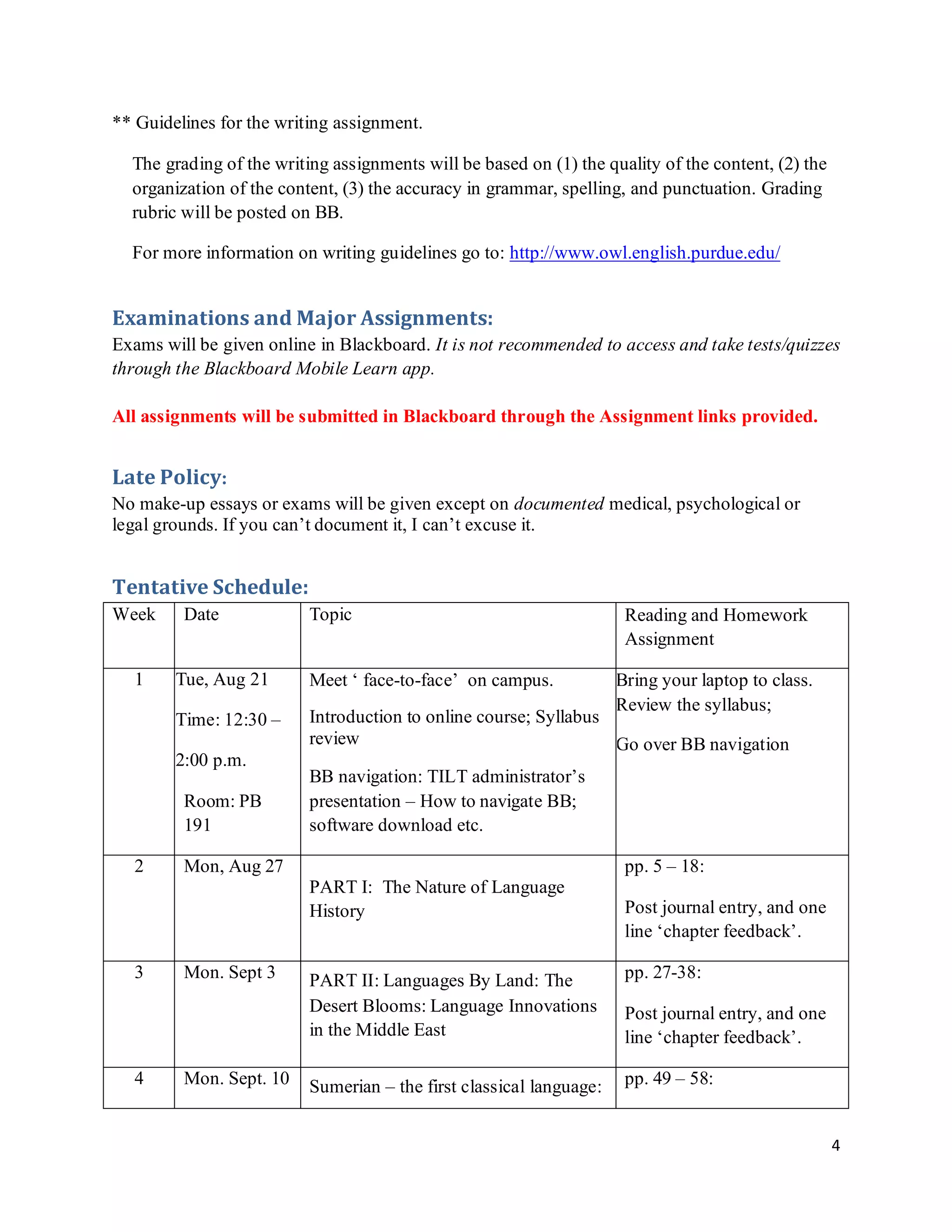 Ling 115 syllabus 2012 | PDF