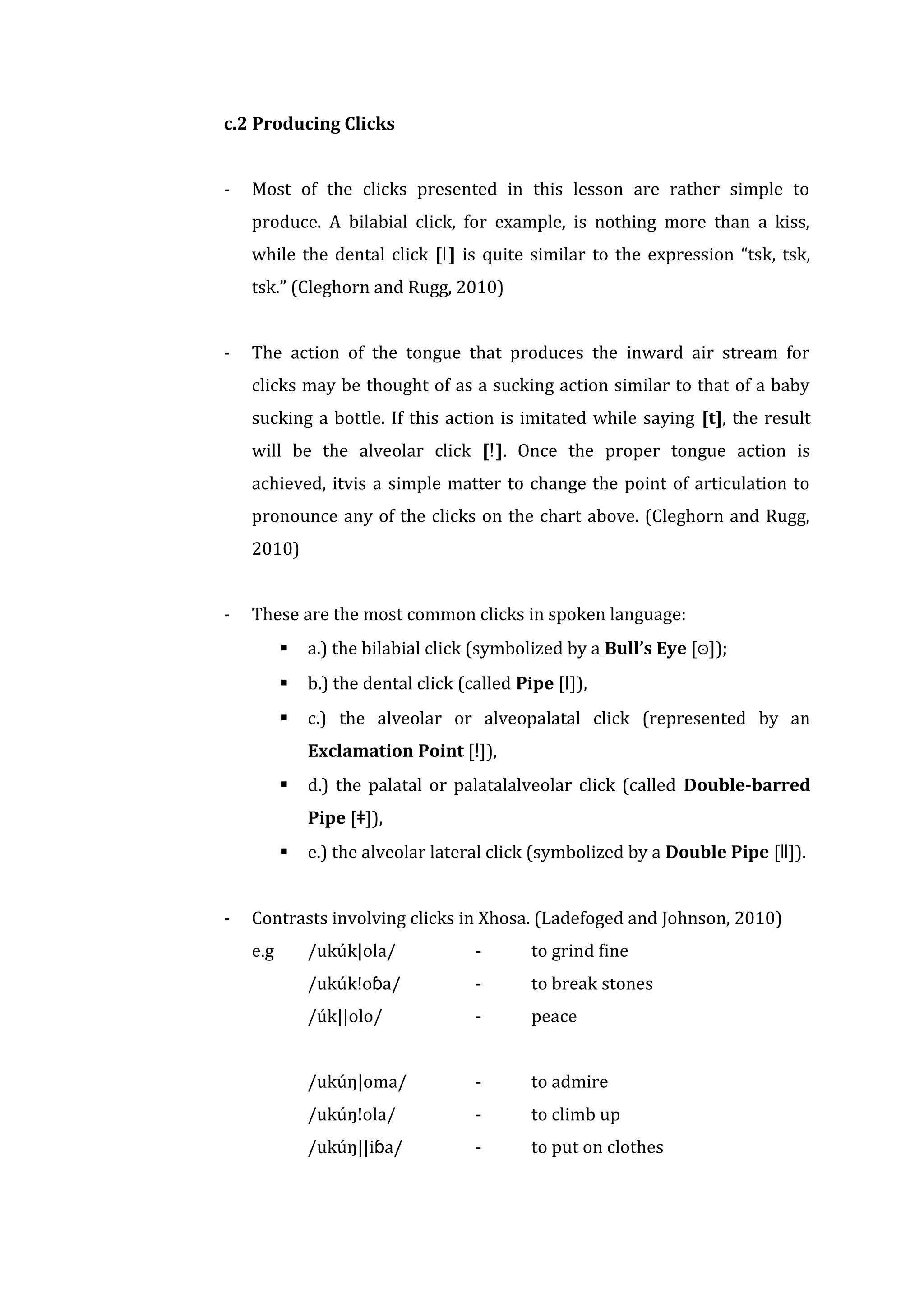 Ling 502 non-pulmonic airstream mechanism (presentation) | DOC