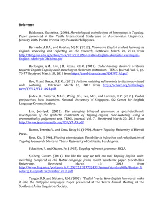 Ling 507 Affixes and Syntactic Categories of Borrowed Words in English ...