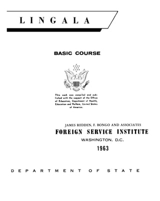 Learn Lingala - FSI Basic Course | PDF