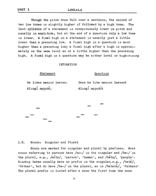 Learn Lingala - FSI Basic Course | PDF