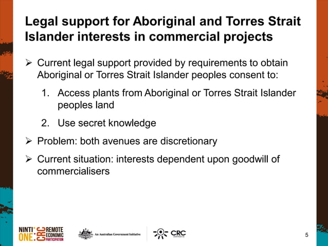 Aboriginal and Torres Strait Islander peoples interests in the ...