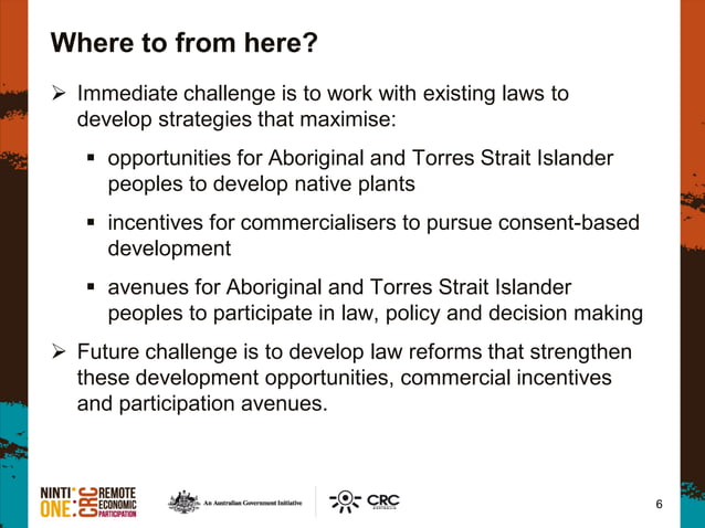 Aboriginal and Torres Strait Islander peoples interests in the ...